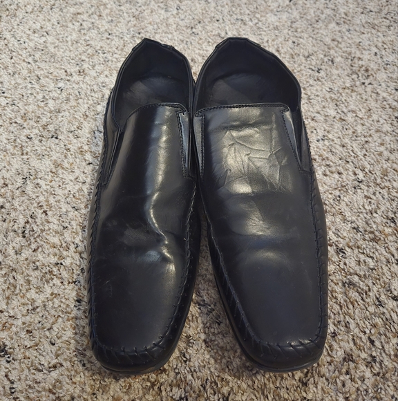 Source Unknown | Shoes | Bass Mens Black Loafersdress Shoes Square Toe ...